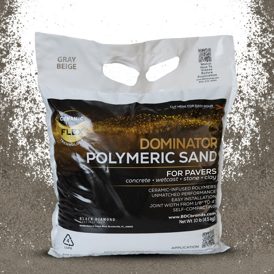 DOMINATOR Polymeric Sand with Revolutionary Ceramic Flex
