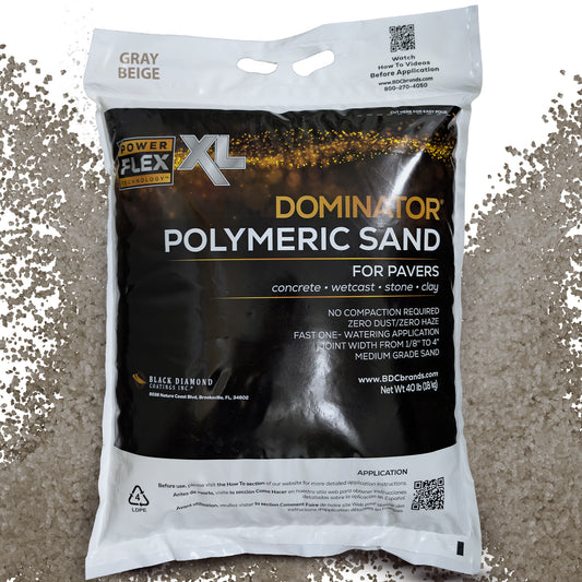 DOMINATOR XL Polymeric Sand with Power Flex Technology