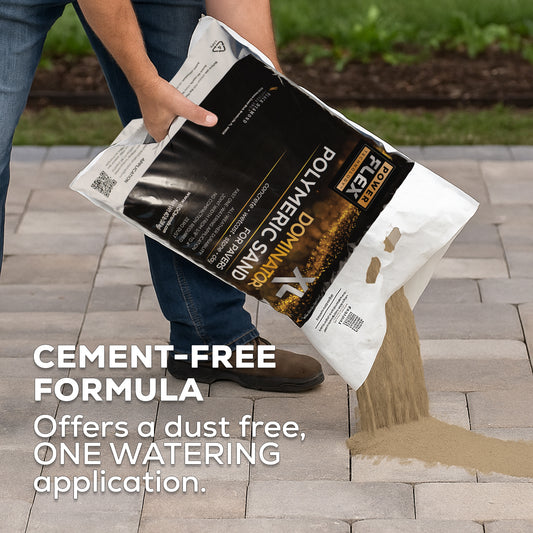 DOMINATOR XL Polymeric Sand with Power Flex Technology