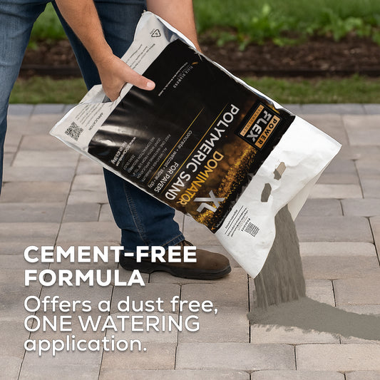 DOMINATOR XL Polymeric Sand with Power Flex Technology