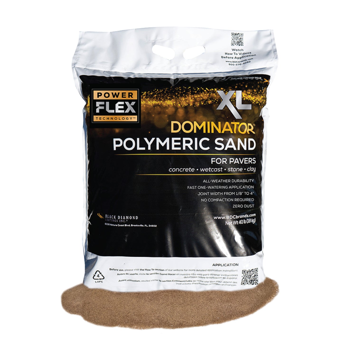 DOMINATOR XL Polymeric Sand with Power Flex Technology