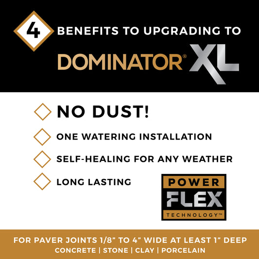 DOMINATOR XL Polymeric Sand with Power Flex Technology